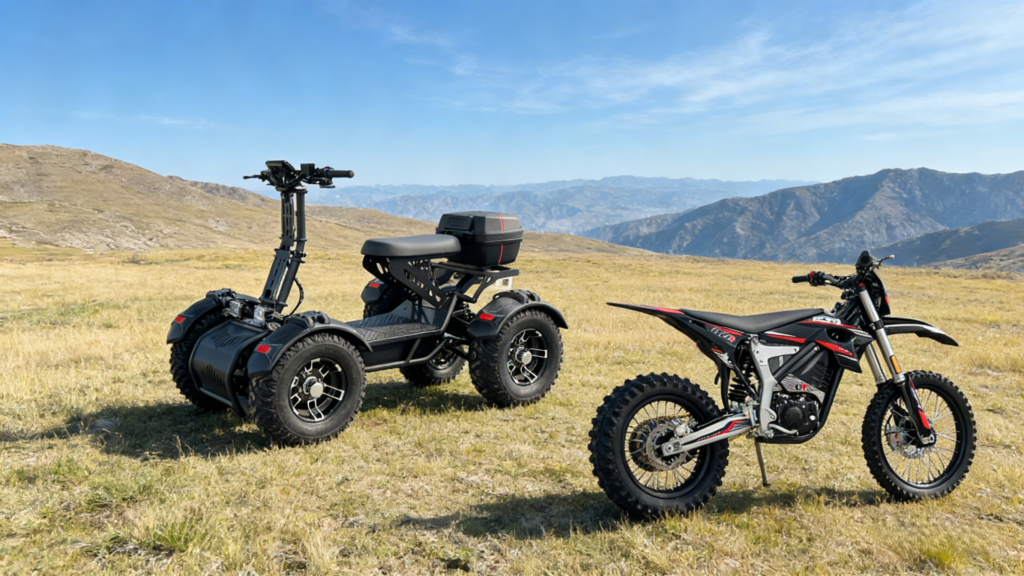 A Close Look at the EDGEMOTO E-DIRT BIKE and ATV Scooter - EDGE MOTO